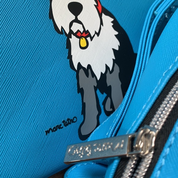 Marc Tetro | Bags | New Marc Tetro Blue Schnauzer Backpack And Wristlet ...